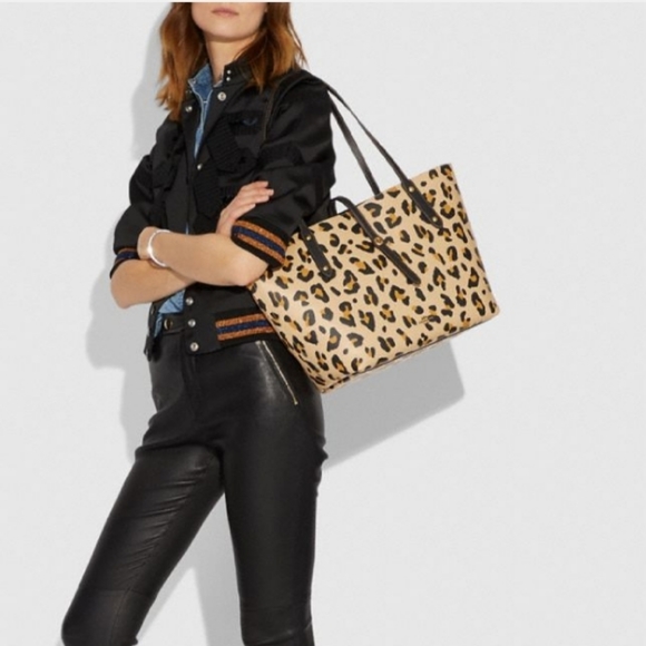 Coach | Bags | Coach Market Tote Leopard Print | Poshmark